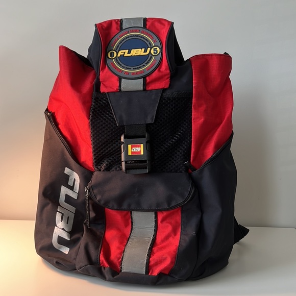 FUBU | Bags | Large Fubu Backpack Expandable Twin Pockets On Sides ...
